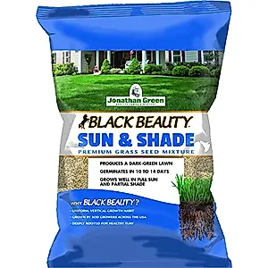 Jonathan Green (12007) Black Beauty Sun & Shade Grass Seed - Cool Season Lawn Seed, 50 lb