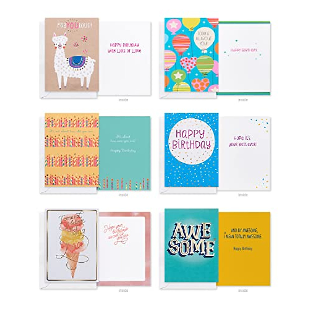 American Greetings All-Occasion Cards Assortment, Birthday, Thank You, Thinking of You, Congratulations & More (40-Count)