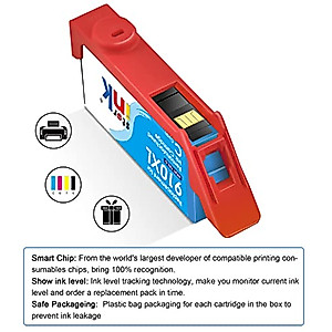 st@r ink Upgraded Compatible Ink Cartridge Replacement for HP 910XL 910 XL hp910 hp910xl Work with OfficeJet 8025 8035 8022 8020 8028 8025e 8035e Printer(Black) 2 Packs