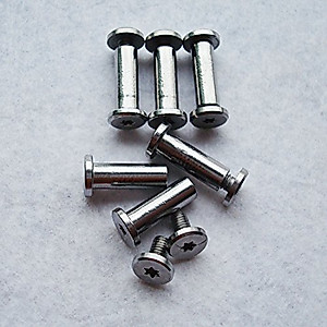 5Afashion 10 Sets/lot DIY Knife Handle Screw Flat-Head Plum Blossom Screw,Tactical Survival Knife Screw Stainless Steel EDC Knife Shaft Screws