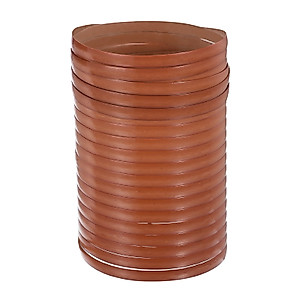 PATIKIL Wicker Repair Kit, 30m/98ft PE Rattan Replacement Repair DIY Set for Wicker Fixing Furniture Patio Furniture Repair, Red Brown