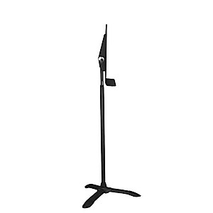 OEF Furnishings Portable, Height Adjustable Metal Music Sheet Stand, Black