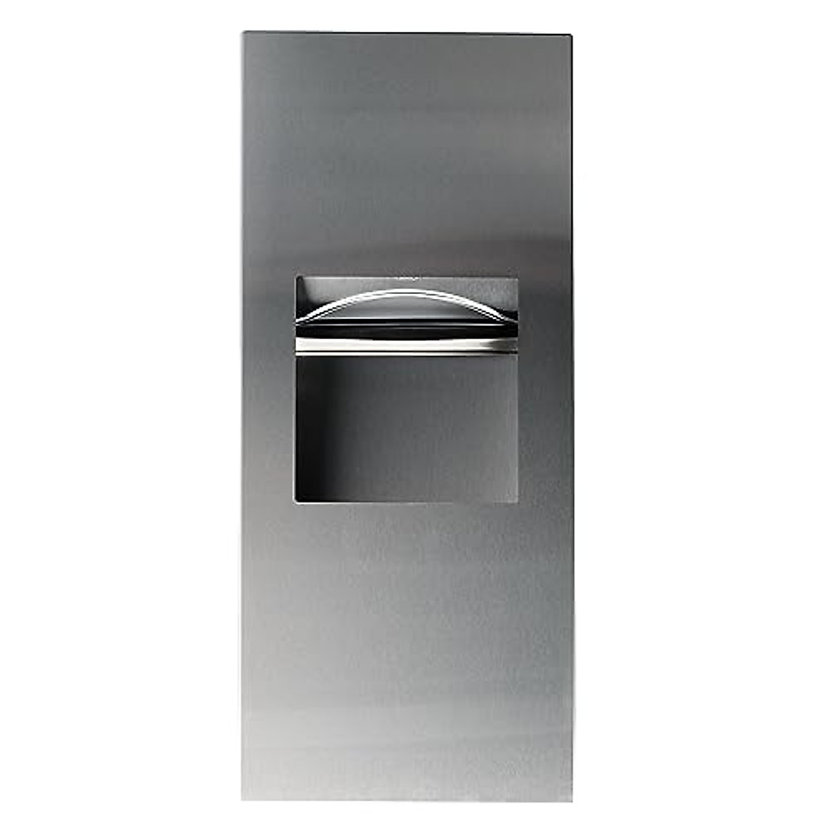 BOBRICK 36903 TrimLineSeries Stainless Steel Recessed Paper Towel Dispenser with 1.6-Gallon Waste Receptacle