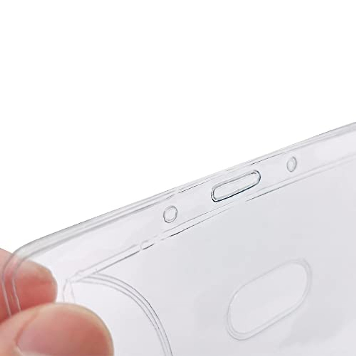 Pen + Gear x12 Badge Holders Vertical / Horizontal | Clear | ID Name Tag Card