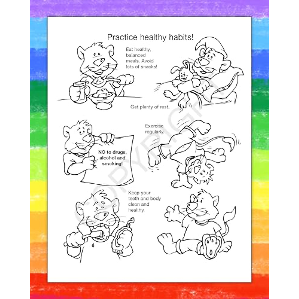 ZoCo - A Visit to The Chiropractor's Office - Educational Coloring Books (50 Bulk Pack, Without Crayons) - Chiropractor Supplies - Activities for Kids
