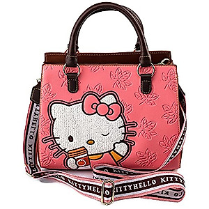 Loungefly Hello Kitty Pumpkin Spice Latte Wave Cross Body Bag