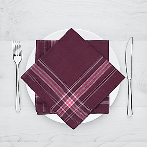 URAQT Men's Handkerchiefs, 12 Pack Soft Gents Hankies Set, Mens Premium Handkerchiefs Assorted Pocket Square Hankies for Men Women, Classic Hankie for Grooms, Weddings, Graduation Gifts