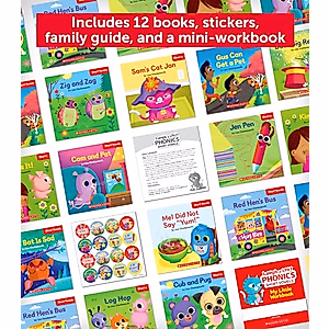 Laugh-A-Lot Phonics: Short Vowels (Parent Pack): 12 Engaging Books That Teach Key Decoding Skills to Help New Readers Soar