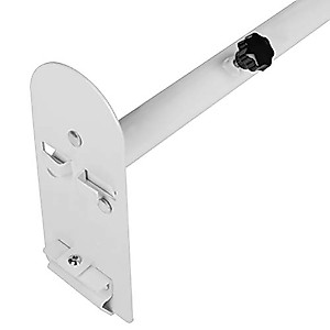 ECCPP Adjustable Van Ladder Rack Hightop 2 Bars Roof Rack fit for Chevy Express 2500 for GMC Savana with Rain Gutters Heavy-Duty Steel Pickup Truck Ladder Rack 700Lb Lumber Utility