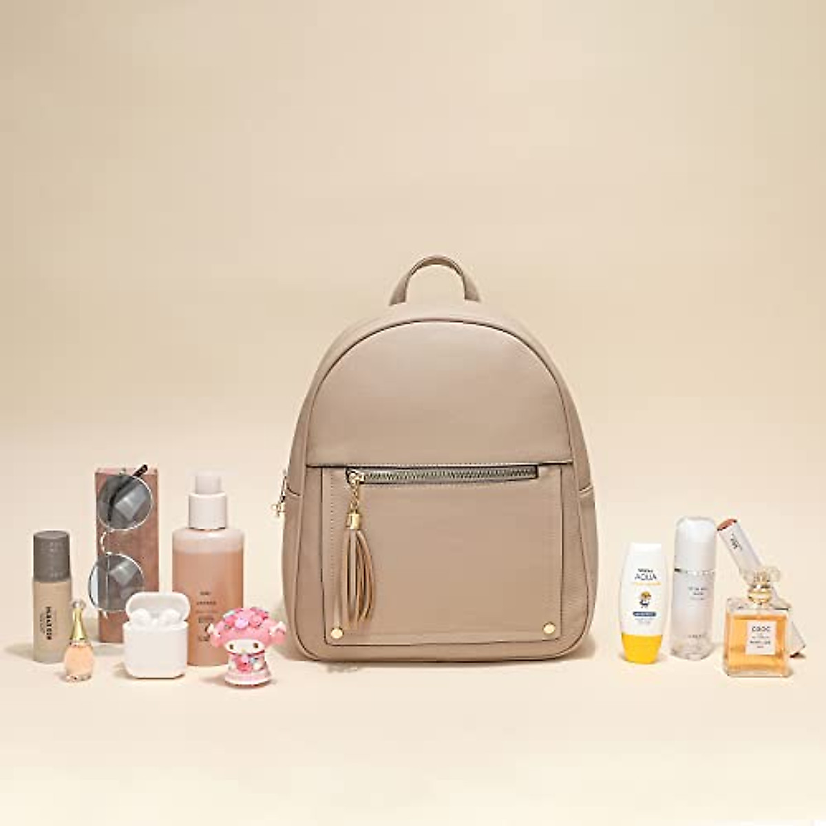 Montana West Anti Theft Backpack Purse for Women Backpack for Ladies with Secured Zipper & Tassel, MWC-104KH