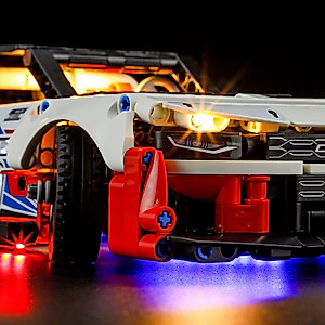 BRIKSMAX Led Lighting Kit for LEGO-42153 NASCAR Next Gen Chevrolet Camaro ZL1 - Compatible with Lego Technic Building Blocks Model- Not Include Lego Set