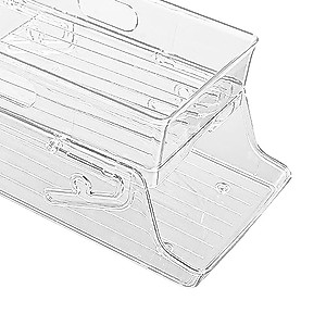 Bothyi Automatic Can Holder, Drinks Beer Cans Storage, Foldable Auto Rolling Drink Organizer, Clear Fridge Storage Organiser for Cabinet, Cupboard