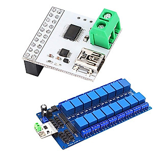 5V 16 Channel USB Relay Module Computer Switch Control, USB Control Switch with PCB Board/High Sensitivity