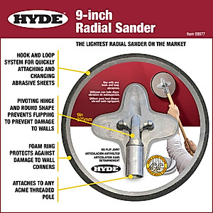 Hyde 09977 Radial Sander