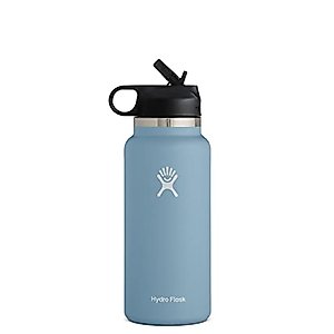 Hydro Flask 32 oz Wide Mouth Straw Lid Rain