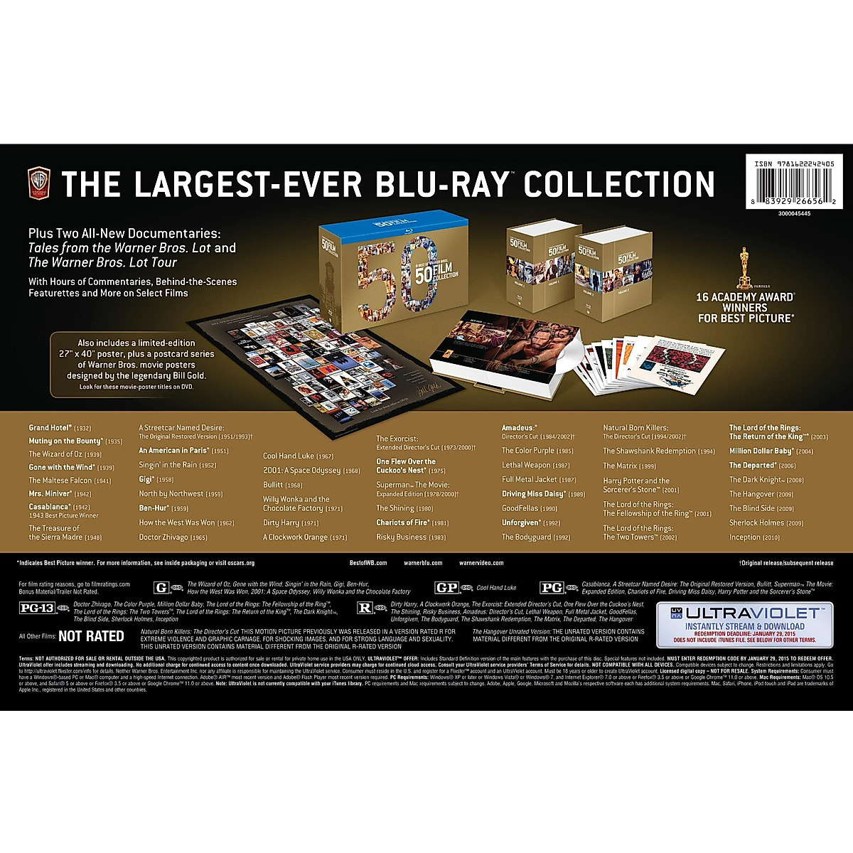 Best of Warner Bros. 50 Film Collection (BD) [Blu-ray]