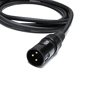 Audio2000's C14050P2 50 Ft 1/4" TRS Right Angle to XLR Male Cable (2 Pack)