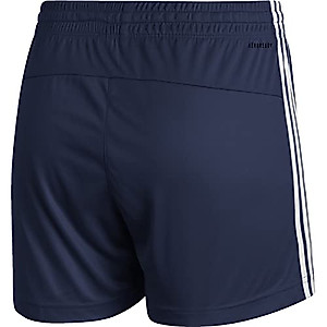 adidas Sideline 21 Womens Knit Training Shorts L Team Navy Blue-White