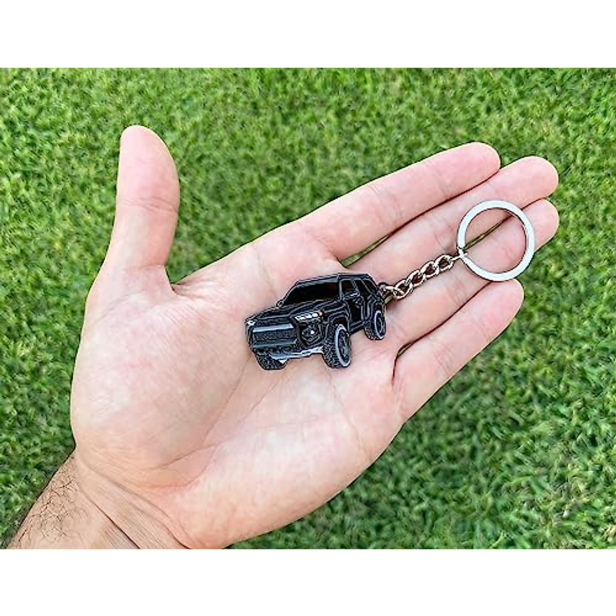 FOUR WHEEL BEAST 4Runner Accessories - Keychain 4 runner key chain key fob cover - 3rd 4th 5th gen mods car accessories trd 4 runner (Black)