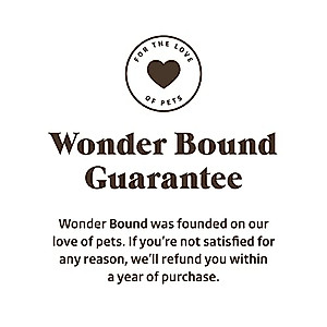 Amazon Brand - Wonder Bound Dog Dental Treats, Fresh Mint Flavor, Large, 9 Count, 16 Oz