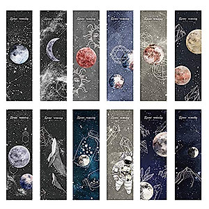 Space Roaming Bookmarks for Men Women Kids Girls Boys Children Teens,30PCs