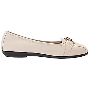 Aerosoles Women's Bristol Ballet Flat, OFF White, 5.5