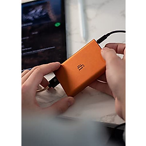 iFi Hip-dac2 & Hip case - Portable Balanced DAC Headphone Amplifier for Android, iPhone with USB Input Only/Outputs: 3.5mm Unbalanced / 4.4mm Balanced – MQA Decoder