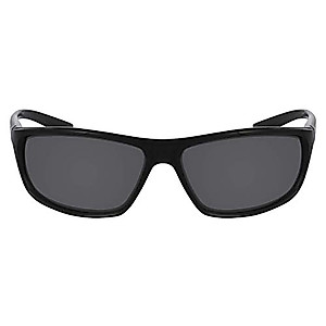 Nike Rabid Rectangular Sunglasses, Anthracite/White, 64 mm