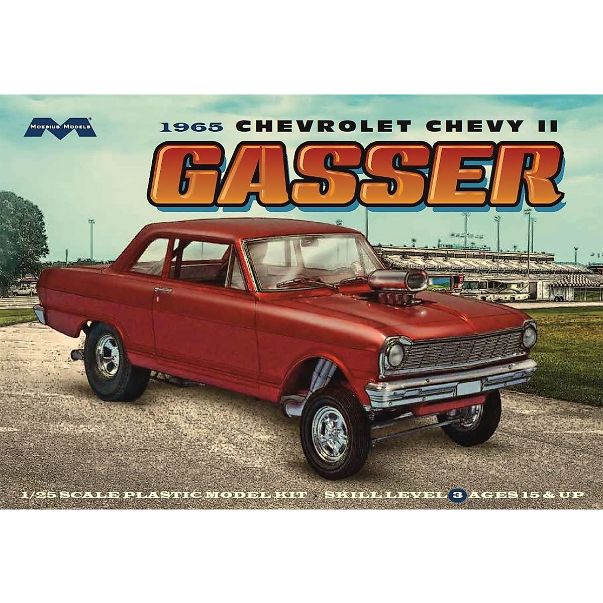 Moebius 2324 1965 Gasser Model Car Kit