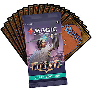 Magic: The Gathering Streets of New Capenna Draft Booster Box | 36 Packs + 1 Box Topper (541 Magic Cards)