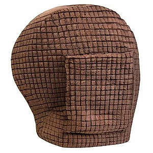 Set of 2 Sofa Armrest Cover Soft Stretch Arm Cover for Recliners Sofas Chairs Washable Arm Covers Couch Furniture Armrest Protector Covers with Pocket (Dark Coffee)