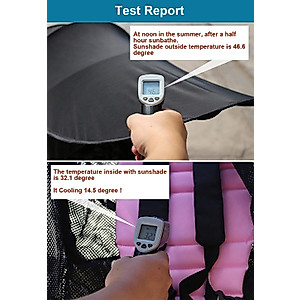 ROMIRUS Stroller Cover Sunshade Canopy Summer Rayshade Compatible for Babyzen YOYO/YOYO+/ YOYO2 Stroller