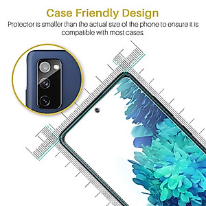 LK 2 Pack Samsung Galaxy S20 FE Privacy Screen Protector + 2 Pack Lens Protector [Not Support Fingerprint Sensor], 9H Tempered Glass, Scratch & Peep-Proof, Case-Friendly, Alignment Tool Attached