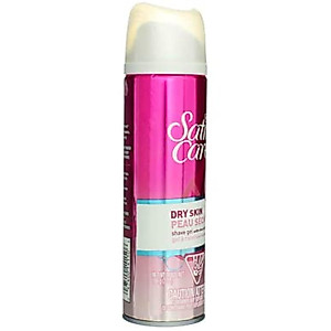 Gillette Satin Care Dry Skin Shave Gel, 7 Oz (Pack of 4)