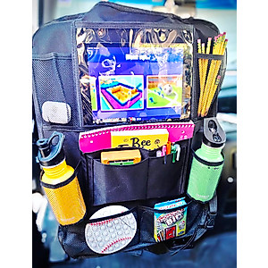 Car Backseat Organizer For Kids, Travel Accessories Waterproof, Durable and 9 Storage Pockets