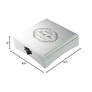 OLizee® Creative Baby Tooth Keepsake Wooden Box with Curl Bottle