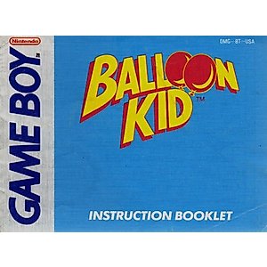 Balloon Kid GB Instruction Booklet (Game Boy Manual Only - NO GAME) (Nintendo Game Boy Manual)