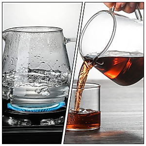 Homoyoyo Coffee 1pc Handle Replacement Mug Iced Serving/Teapot Beverage Storing Home Cups Tea Jug Jar and Ice Steeper Pour Hotel Lid Server Manual Espresso Machine Espresso Machine Espresso Machine