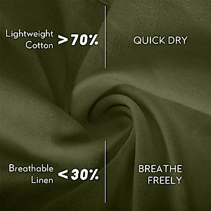 Women's High Waist Pants Drawstring Capri Pants with Pockets Wide Leg Cropped Pants for Women Green X-Large