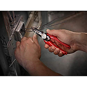 Milwaukee 48-22-3079 6-In-One Combination Wire Stripping and Reaming Pliers for Electricians