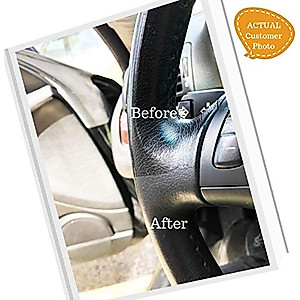 Carfidant Ultimate Leather Cleaner - Full Leather & Vinyl Cleaning Kit with Microfiber Towel for Leather & Vinyl Seats, Automotive Interiors, Car Dashboards, Sofas & Purses! - 18oz Kit