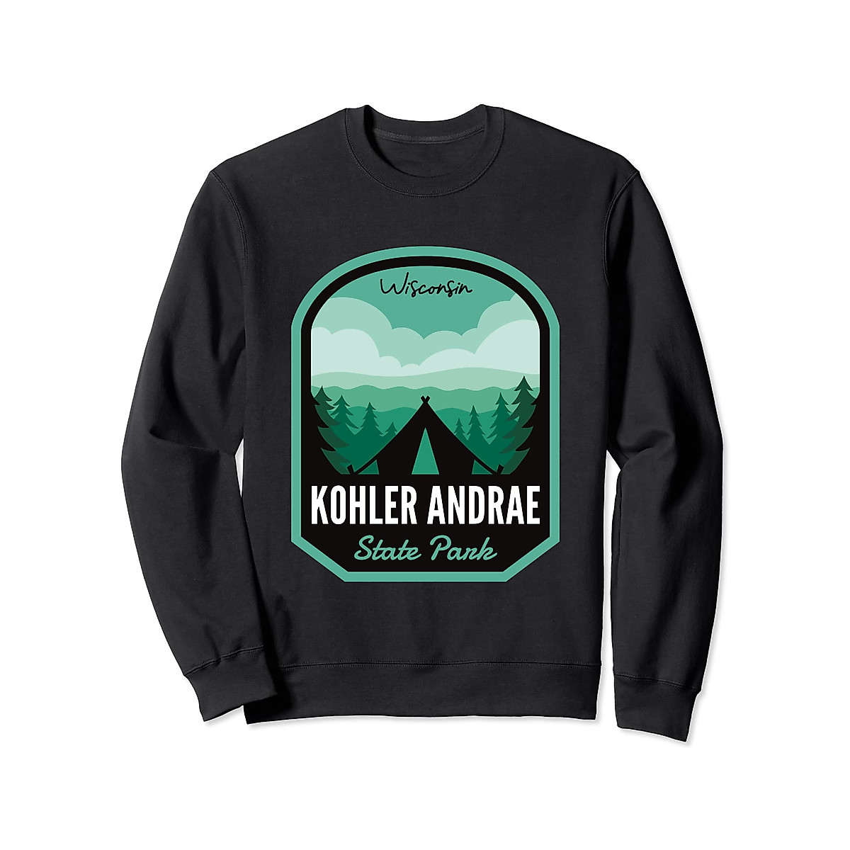 Kohler Andrae State Park WI Camping Sweatshirt