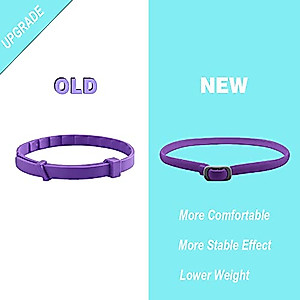 Pets4Luv Calming Collar for Cats - Pheromone Calm Collars, Anxiety Relief Fits Small Medium and Large Cat - New Version - Adjustable and Waterproof with 100% Natural 2 Pack