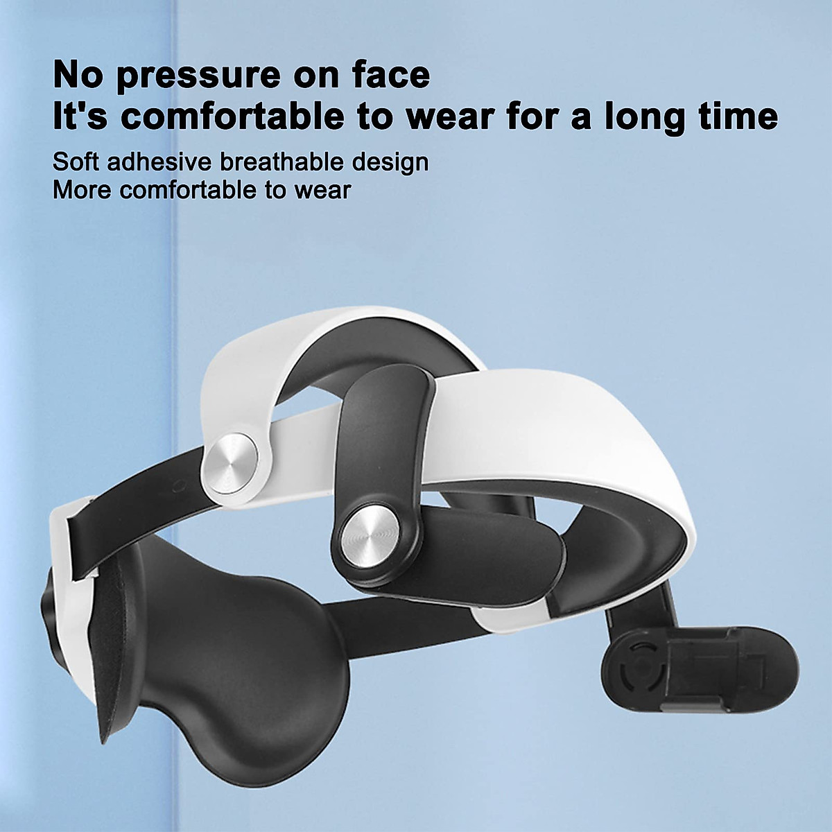 Head Strap for Quest 2, Replacement Comfort Head Strap Accessories, and Detachable VR Headband for Quest 2