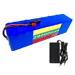 CSTAL 48V 29Ah 13S3P Lithium Ion Electric Bike Battery, with 54.6V 2A Charger, for 350W 500W 750W 1000W Electric Bicycle Scooter Motor