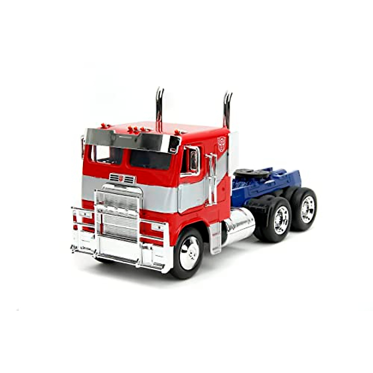 Transformers Rise of The Beast 1:24 Optimus Prime w/Robot On Chassis Die-Cast Car, Toys for Kids and Adults