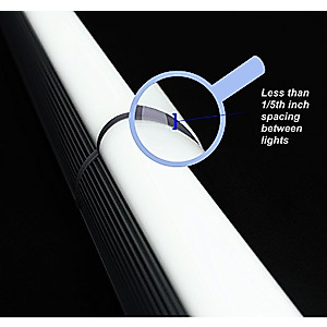 UMR Brightest LED Shop Light 4FT 22W Linkable to Every Length, Ultra Efficient 6500K Daylight Integrated Fixture for Garage, Ceiling, Kitchen, & Under Cabinet, Plug & Play Installation