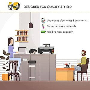 Limeink© 10 Pack Remanufactured 30XL Ink Cartridges (5 Black, 5 Color) Use Replacement for ESP: 3.2, C110, C310, C315, Office 2150, Office 2170, Hero 3.1, Hero 5.1 Printers 1550532 1341080