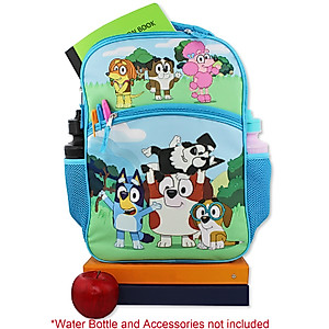Bluey Kids 16 Inch School Backpack (One Size, Blue)