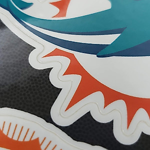 FANMATS 61125 Miami Dolphins 12 Count Mini Decal Sticker Pack